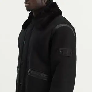 Stone Island Ghost Suede Sheepskin Jacket