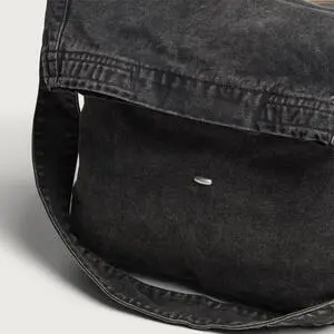 Our Legacy Indigo Canvas Sling Bag - Deep Blue