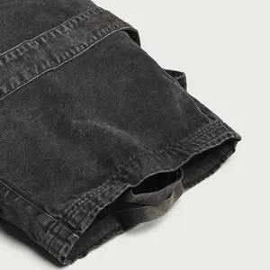 Our Legacy Indigo Canvas Sling Bag - Deep Blue