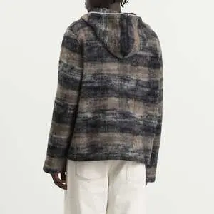 Our Legacy Woods Check Lofty Wool Full Zip Hood