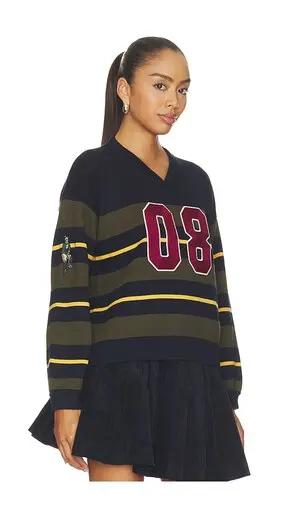 Sea Mina Novelty V-neck Sweater