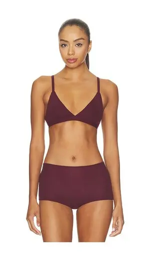 SKIMS Fits Everybody Triangle Bralette In Purple