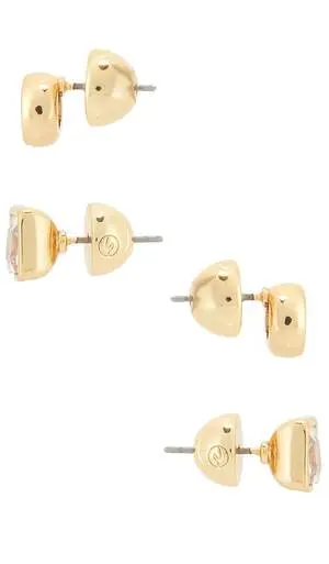 Ettika Classic Pairs Crystal Stud Set