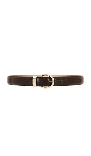 8 Other Reasons Polished Croc Embossed Belt
