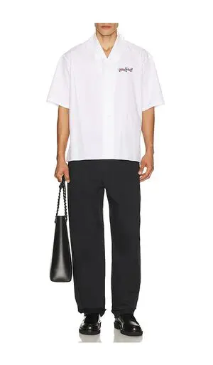 Kenzo Jumping Tiger Hawaiian Short Sleeve Shirt