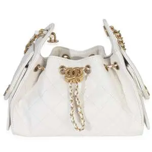 CHANEL Chanel Quilted Caviar Mini 25 Hobo Handbag