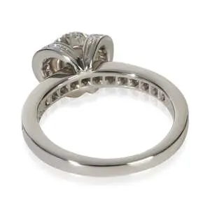 Tiffany & Co. 1.20 Ctw Diamond Ribbon Engagement Ring
