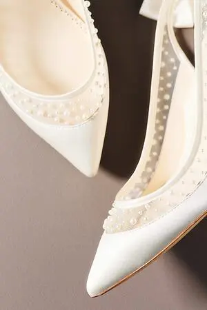 BELLA BELLE Georgie Pearl Slingback Heels