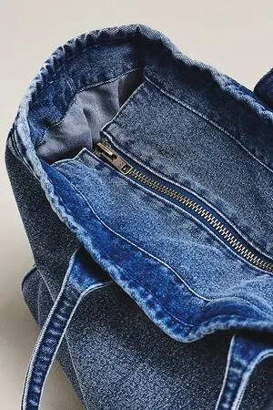 WYETH Cotton Denim Tote Bag