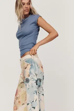 PILCRO Kayden High-rise Barrel-leg Jeans