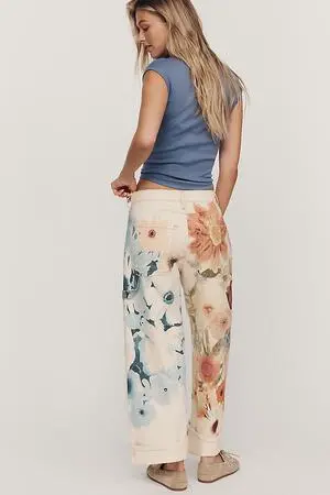 PILCRO Kayden High-rise Barrel-leg Jeans