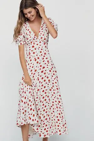 REFORMATION Naira Midi Dress - Dolly
