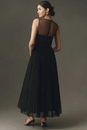 HUTCH Donya Pleated Gown
