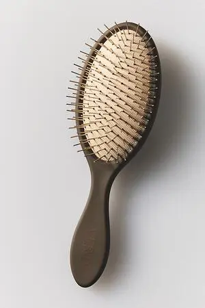 VERO LINEAGE Glide Metal Detanglg Hair Brush - Brown