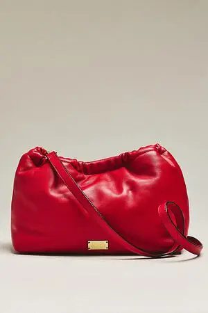 FRANCES VALENTINE Bici Nappa Leather Handbag - Red