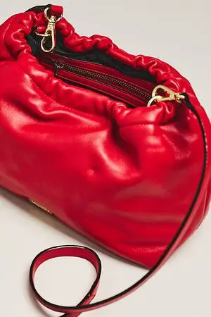 FRANCES VALENTINE Bici Nappa Leather Handbag - Red