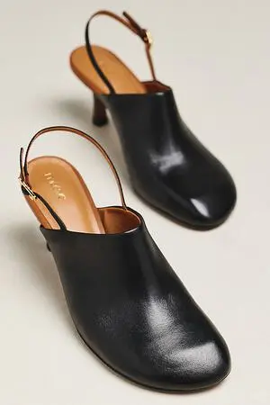 Maeve Shootie Mules - Black
