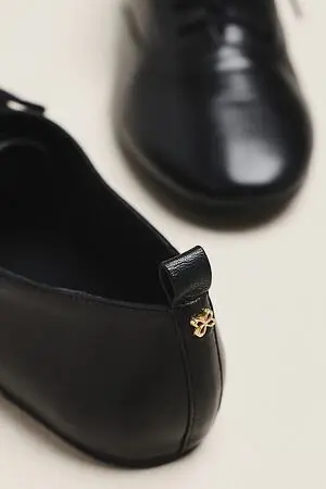 Maeve Leather Dance Shoes - Black