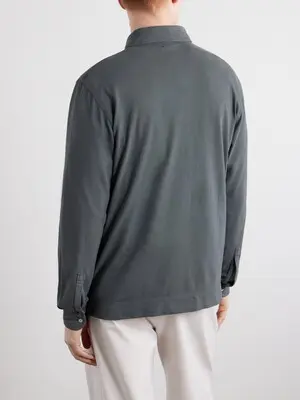 Massimo Alba Raya Cotton-jersey Polo Shirt
