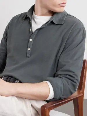 Massimo Alba Raya Cotton-jersey Polo Shirt