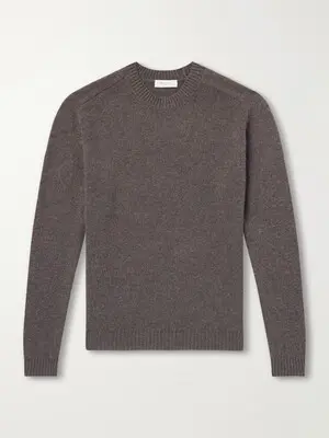 Boglioli Wool And Cashmere-blend Sweater - Brown