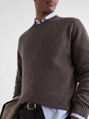 Boglioli Wool And Cashmere-blend Sweater