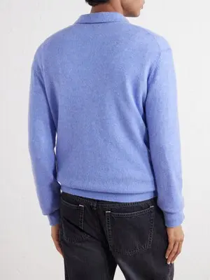 Altea Wool And Cashmere-blend Polo Sweater