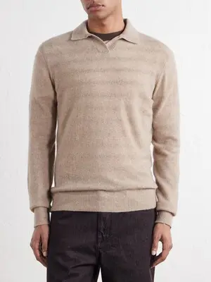 Altea Wool And Cashmere-blend Polo Sweater