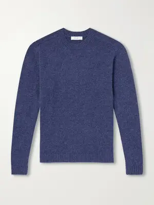 Boglioli Wool And Cashmere-blend Sweater - Blue