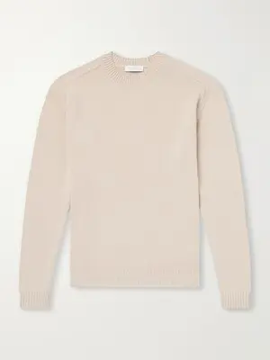 Boglioli Wool And Cashmere-blend Sweater - Neutrals