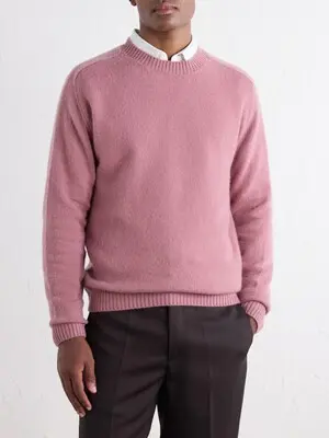 Boglioli Wool And Cashmere-blend Pullover
