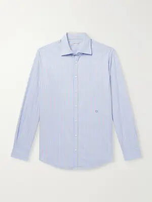 Massimo Alba Genova Striped Cotton-poplin Shirt