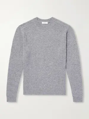 Boglioli Wool And Cashmere-blend Sweater - Gray