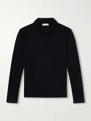 Gabriela Hearst Frome Cashmere Polo Shirt - Black