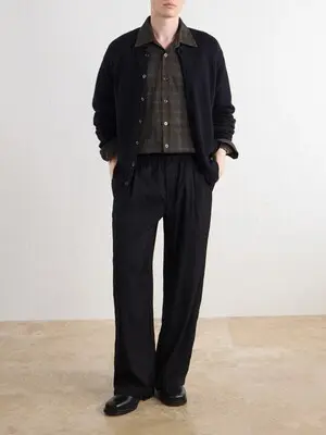 Our Legacy Borrowed Checked Cotton-flannel Shirt