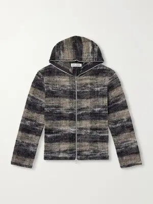 Our Legacy Full Zip Wool-blend Hooded Blouson Jacket