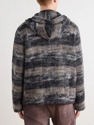 Our Legacy Full Zip Wool-blend Hooded Blouson Jacket