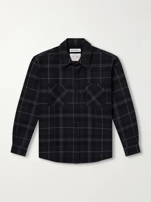 Our Legacy Whoppin Checked Cotton-flannel Shirt