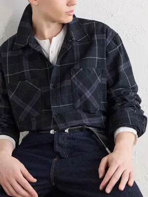 Our Legacy Whoppin Checked Cotton-flannel Shirt