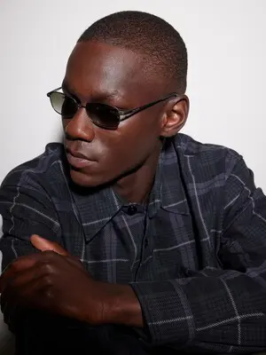 Our Legacy Librarian Round-frame Metal Sunglasses