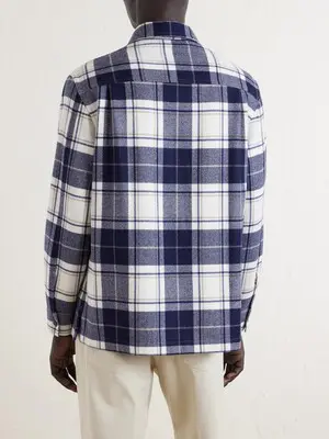 Dunhill Checked Cashmere Overshirt