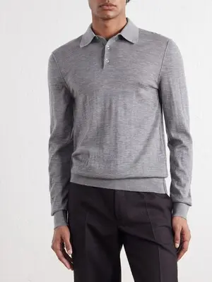 Dolce & Gabbana Cashmere Polo Sweater