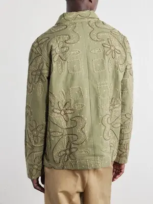 KARTIK RESEARCH Godhadi Embroidered Blouson Jacket
