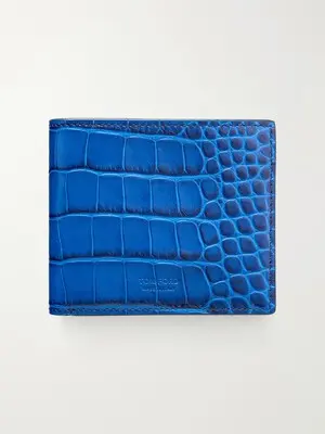 TOM FORD Croc-embossed Leather Wallet