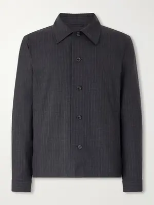 Nn07 Zander 10037 Pinstriped Recycled-woven Jacket