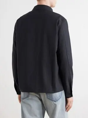 Nn07 Zander 10037 Pinstriped Recycled-woven Jacket