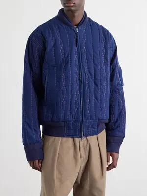 KARDO Max Embroidered Cotton Bomber Jacket
