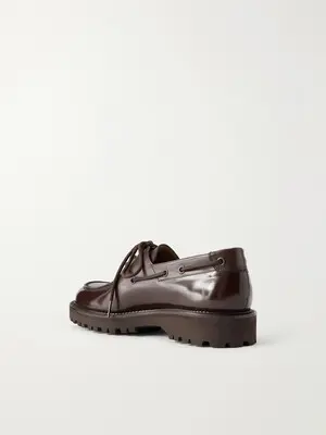 John Lobb Tide Leather Boat Shoes
