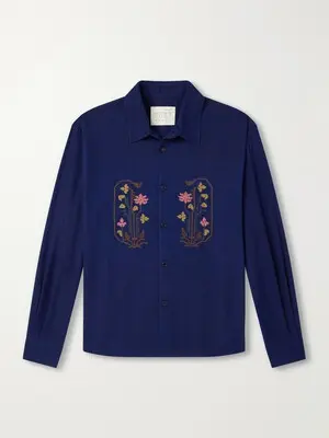 KARDO Luis Embroidered Cotton Shirt