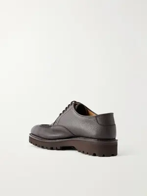 John Lobb Land Full-grain Leather Derby Shoes